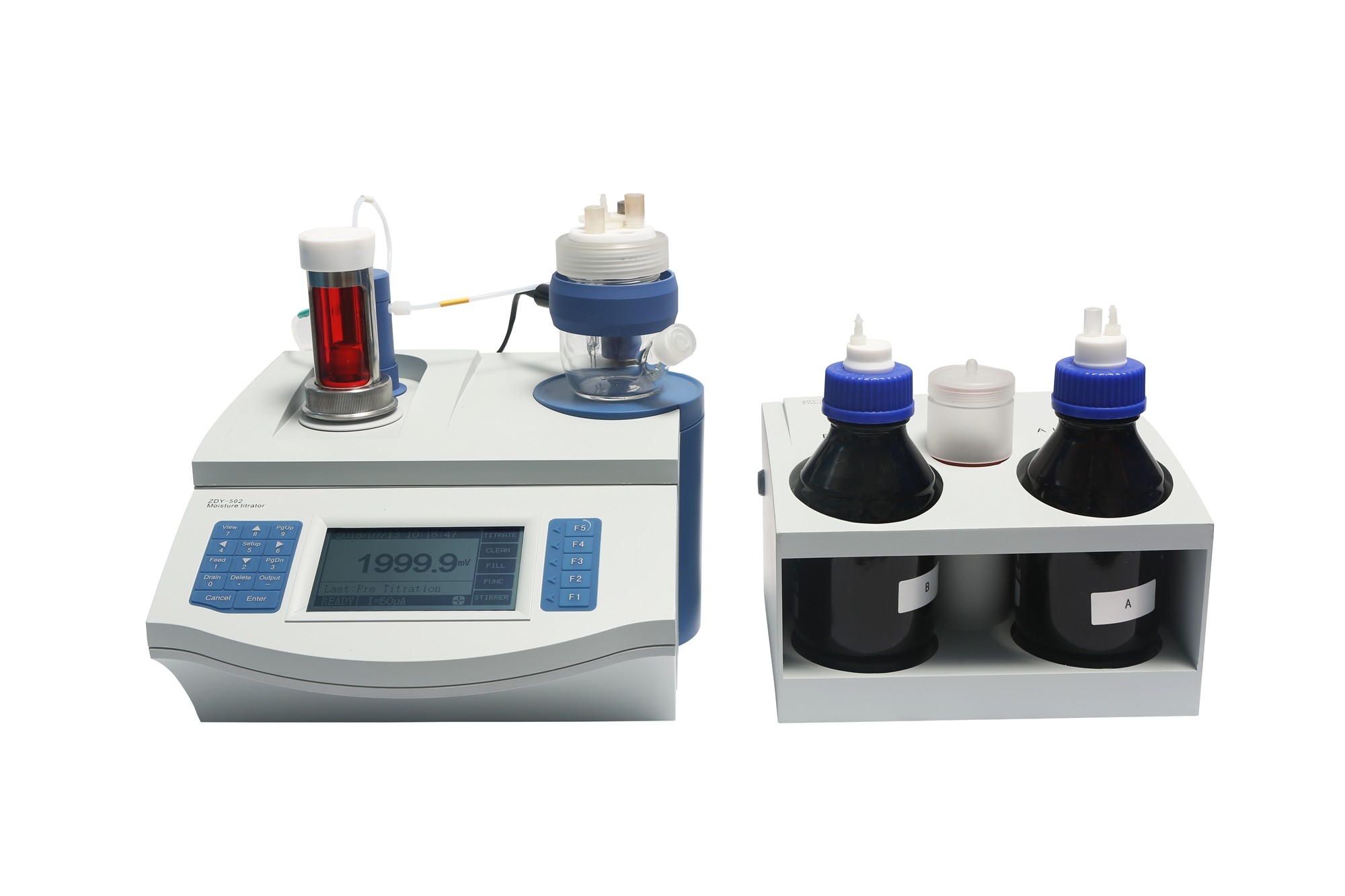 ZDY-504 Volumetric and Coulometric Karl Fischer Titrator titration ...
